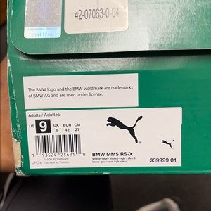 Puma | Shoes | Puma Mens Bmw M Motorsport Rsx Sneaker | Poshmark